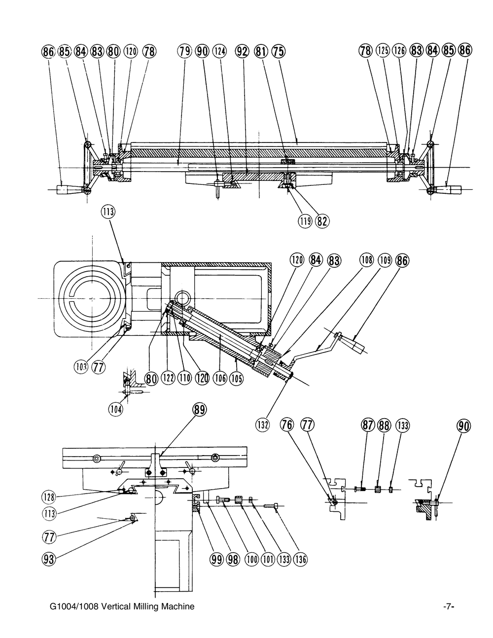 Parts for MILLING MACHINE A1S-A - Grizzly Industrial, Inc.