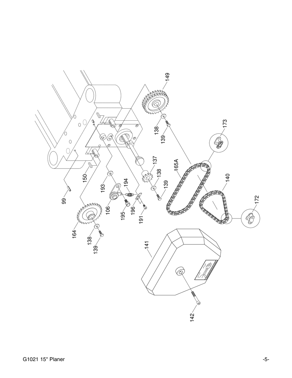 Parts for 15" Planer - Grizzly Industrial, Inc.
