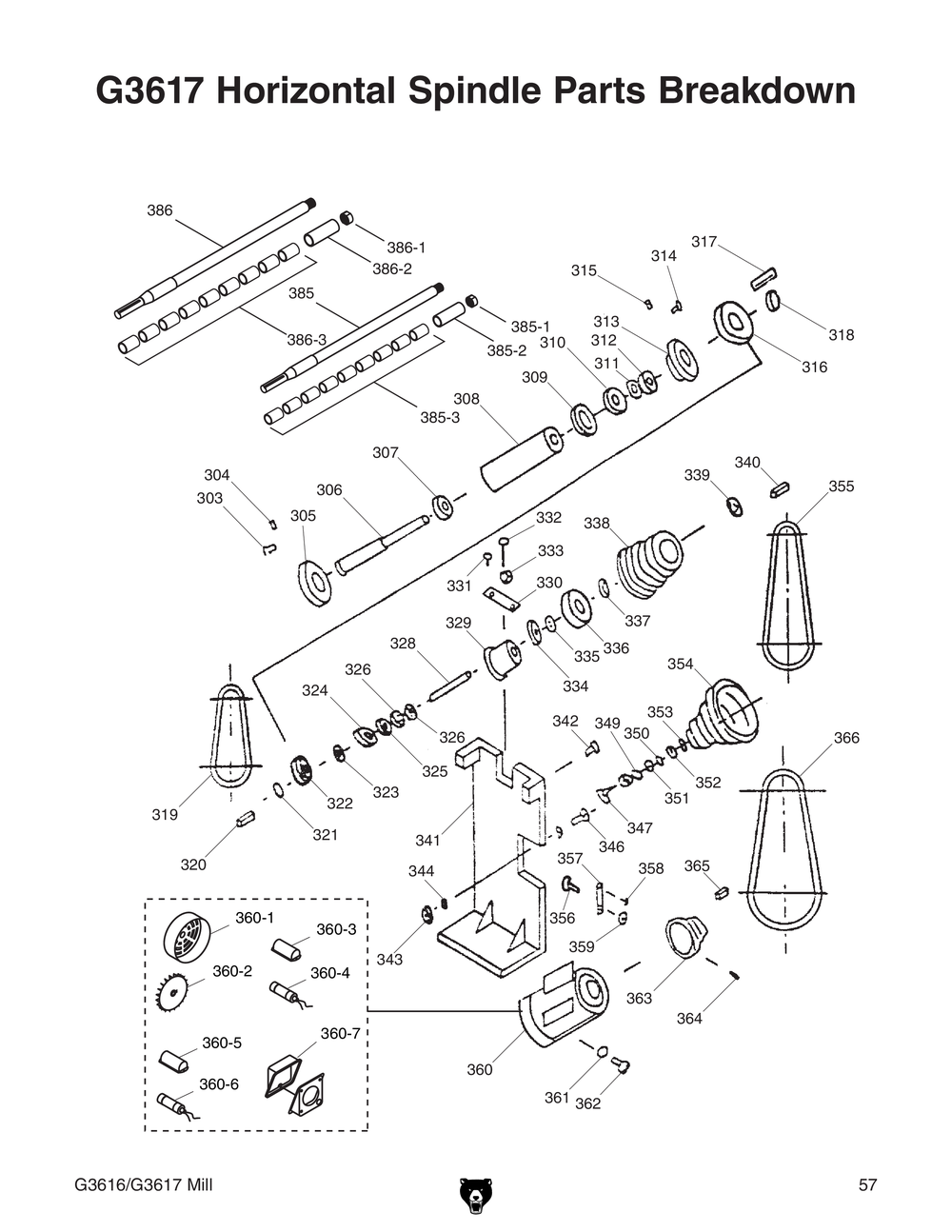 Parts for Vertical Mill - Grizzly Industrial, Inc.