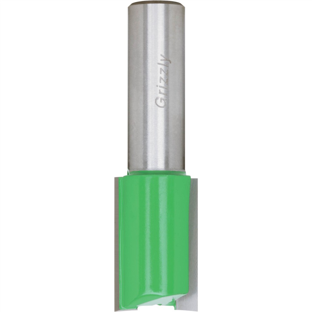 Double Fluted Bit, 1/2" Shank, 3/4" Dia., 1-1/8"L - Grizzly Industrial