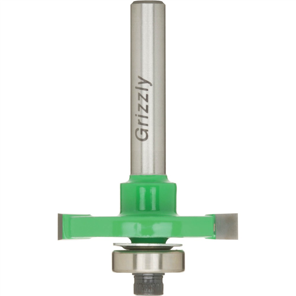 Grizzly C1046 - 3/16" Anti-Kickback Rabbeting Bit, 1/4" Shank - Grizzly ...