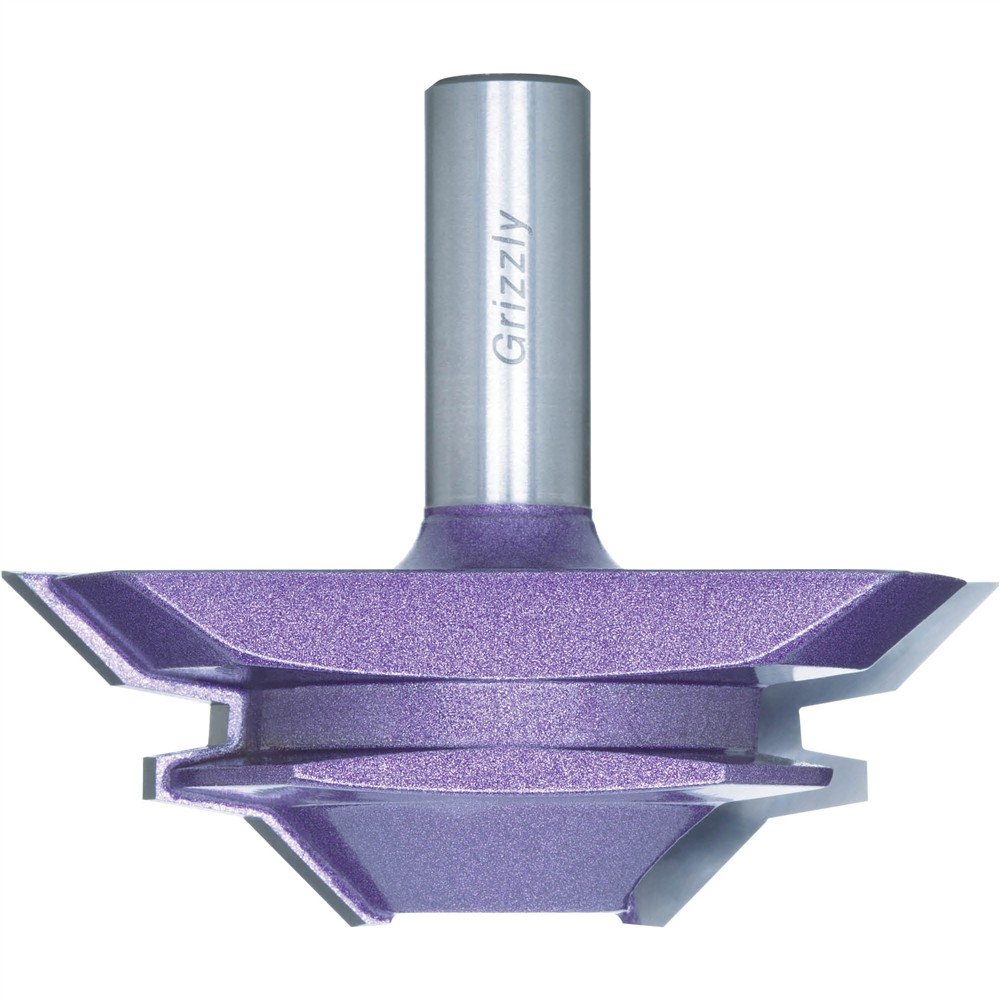 Super-Duty Corner Lock Miter Bit, 1/2" Shank - Grizzly Industrial
