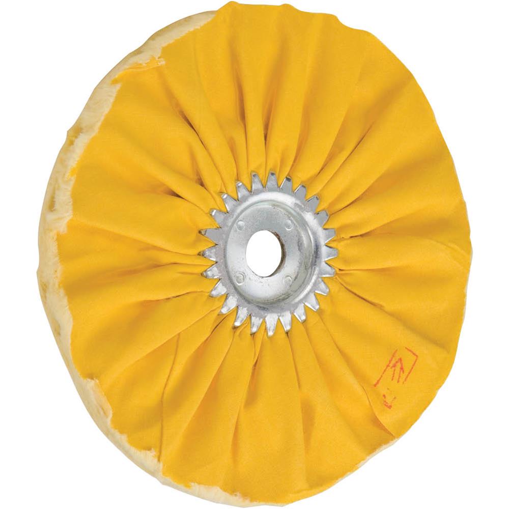 8" x 12 Ply x 3/4" Airway Hard Buff Wheel, 3500 RPM - Grizzly Industrial