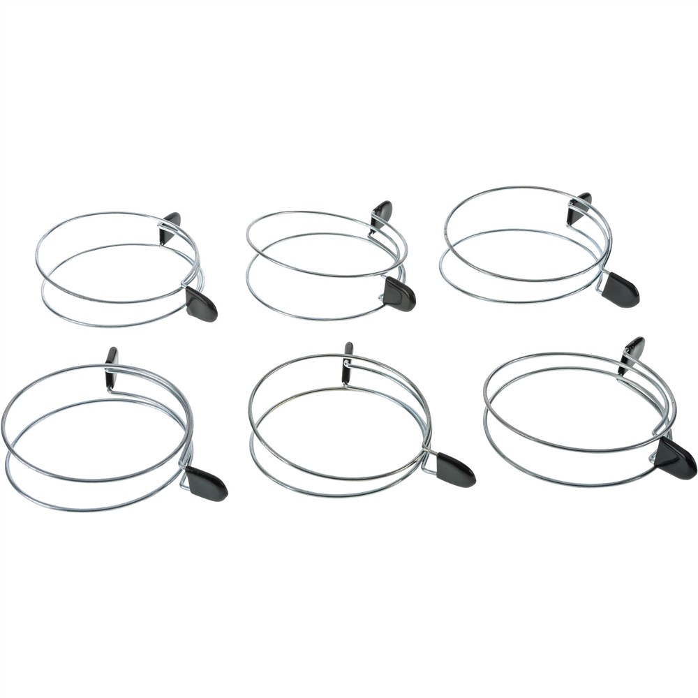 2.5" Double-Loop Squeeze Hose Clamp, 6 Pk. - Grizzly Industrial, Inc.
