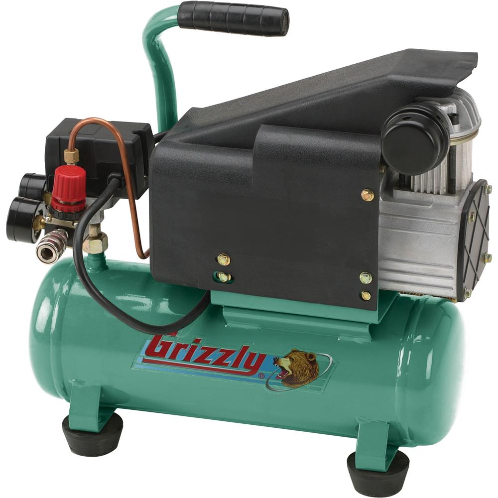 1.5-Gallon 1.5 HP Air Compressor - Grizzly Industrial