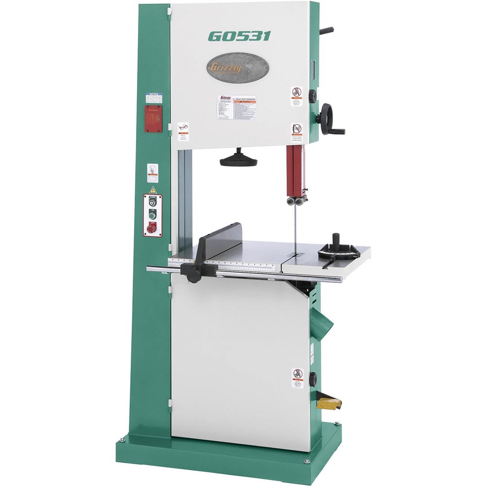 21" Bandsaw 5 HP, Single-Phase - Grizzly Industrial