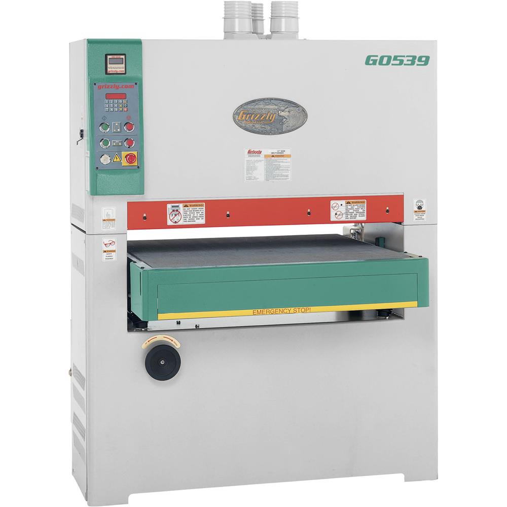 37" 15 HP 3-Phase Wide-Belt Sander at Grizzly.com