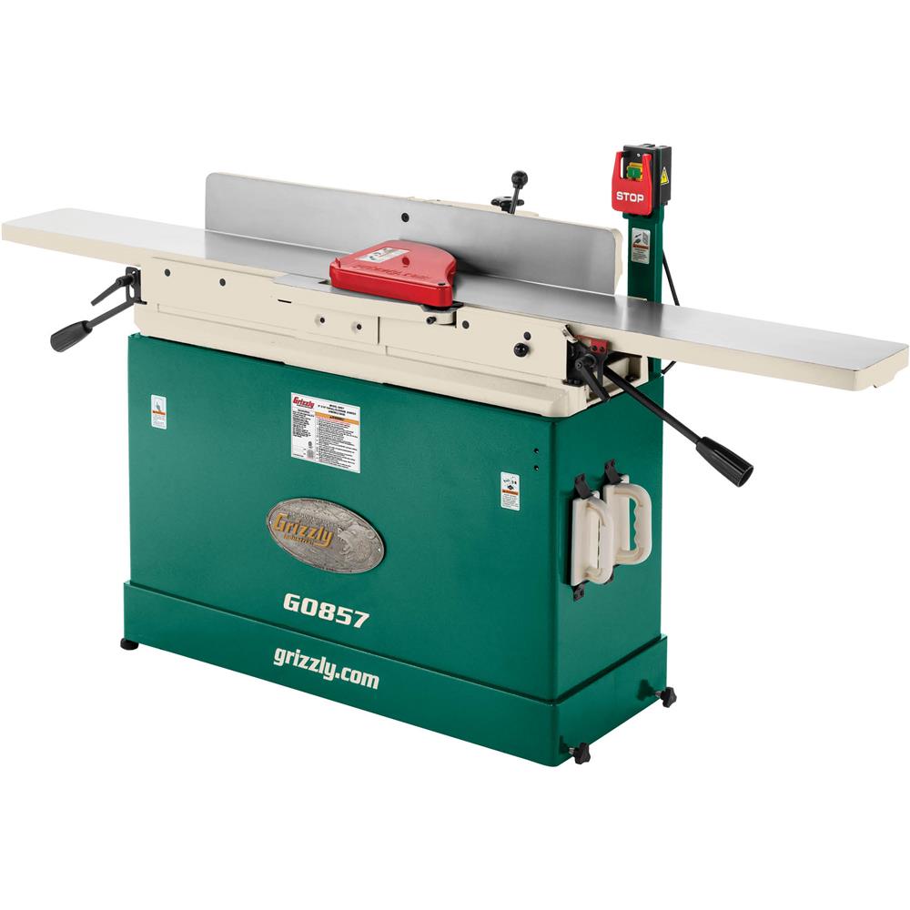 Grizzly G0857 - 8" x 76" Parallelogram Jointer w/ Mobile Base - Grizzly ...