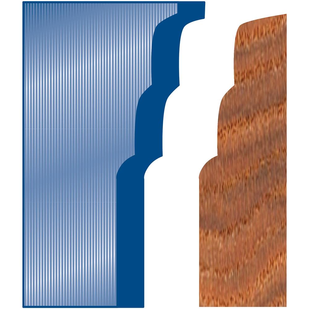 2" Baseboard Moulding Head Knife - Grizzly Industrial