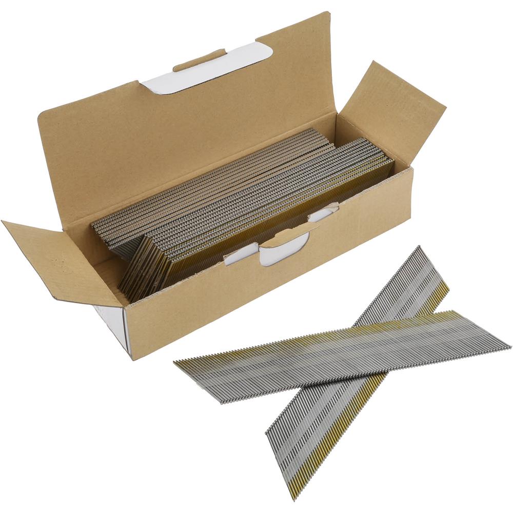 15 Gauge 2" Bright 34 Deg Finish Nails, 4000 pc. - Grizzly Industrial