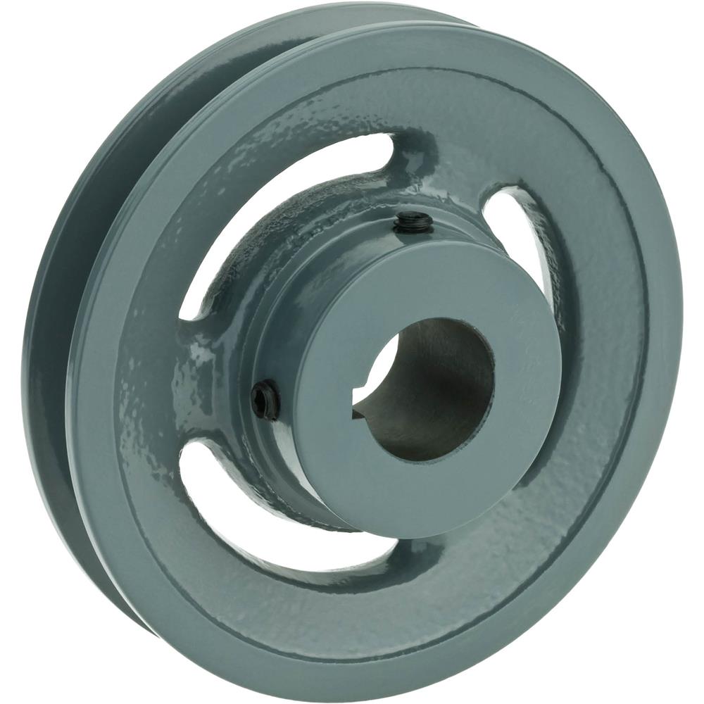 Single V-Groove Pulley - 4" Pitch Dia., 7/8" Bore - Grizzly Industrial ...