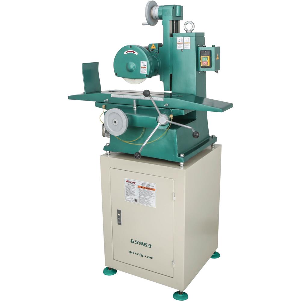 Grizzly G5963 - 6" x 12" Surface Grinder with Stand - Grizzly ...