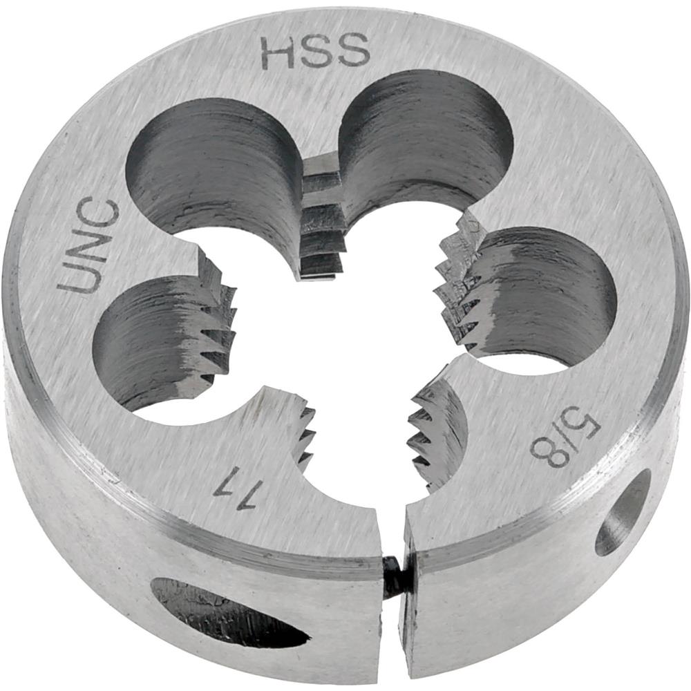 HSS Round Adjustable Split Die - 5/8"-11 x 1-1/2" at Grizzly.com