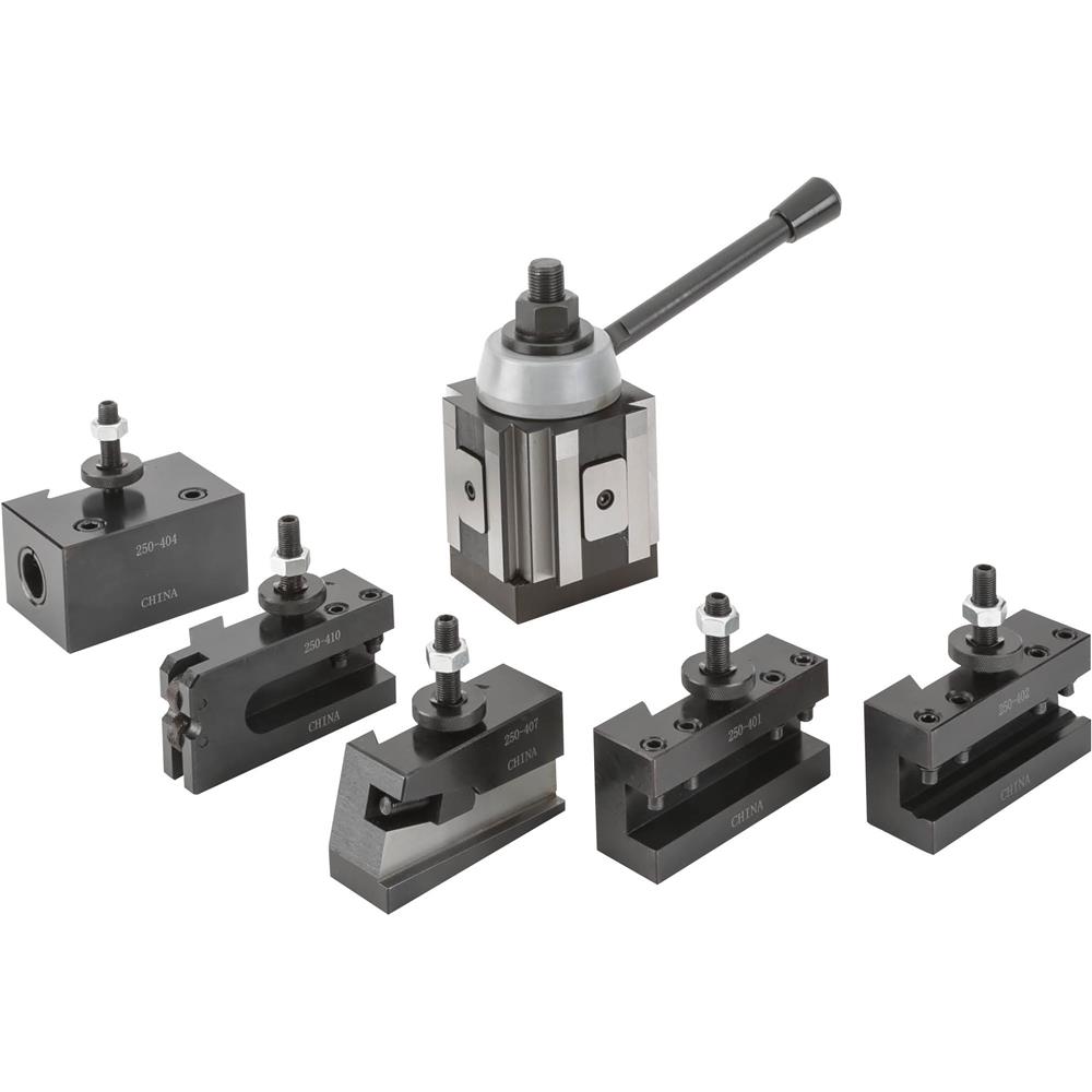 Quick Change Tool Post Set - 14" to 20" Swing - Grizzly Industrial