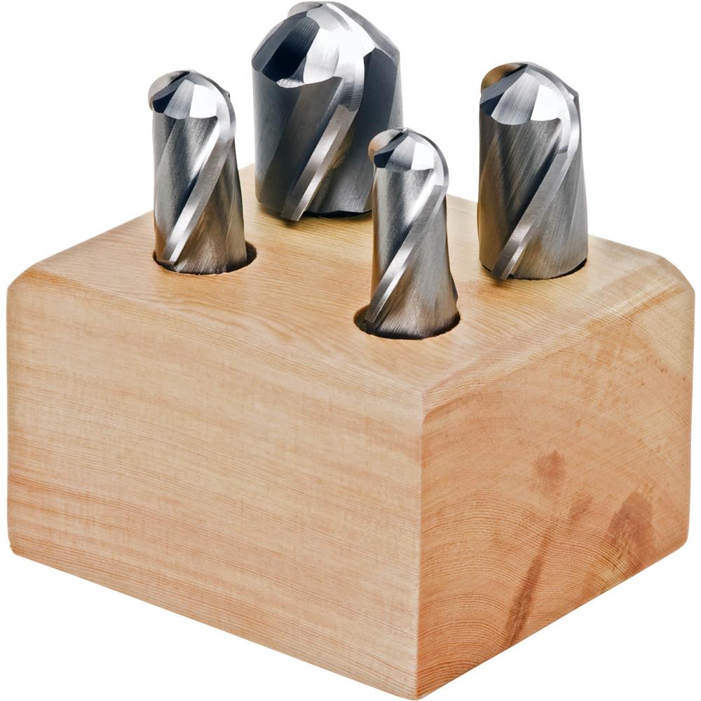 Large Ball End Mills, 4 pc. Set - Grizzly Industrial