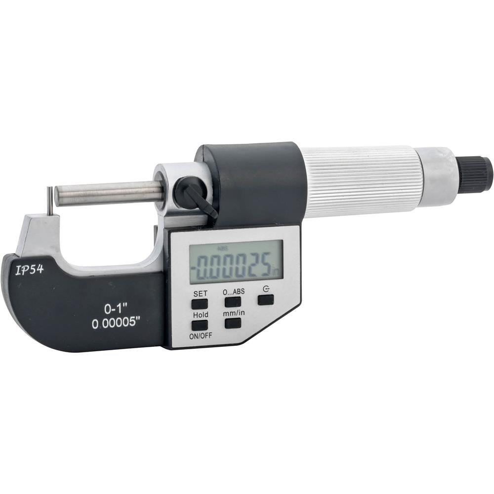 Digital Tubing Micrometer 0-1" - Grizzly Industrial
