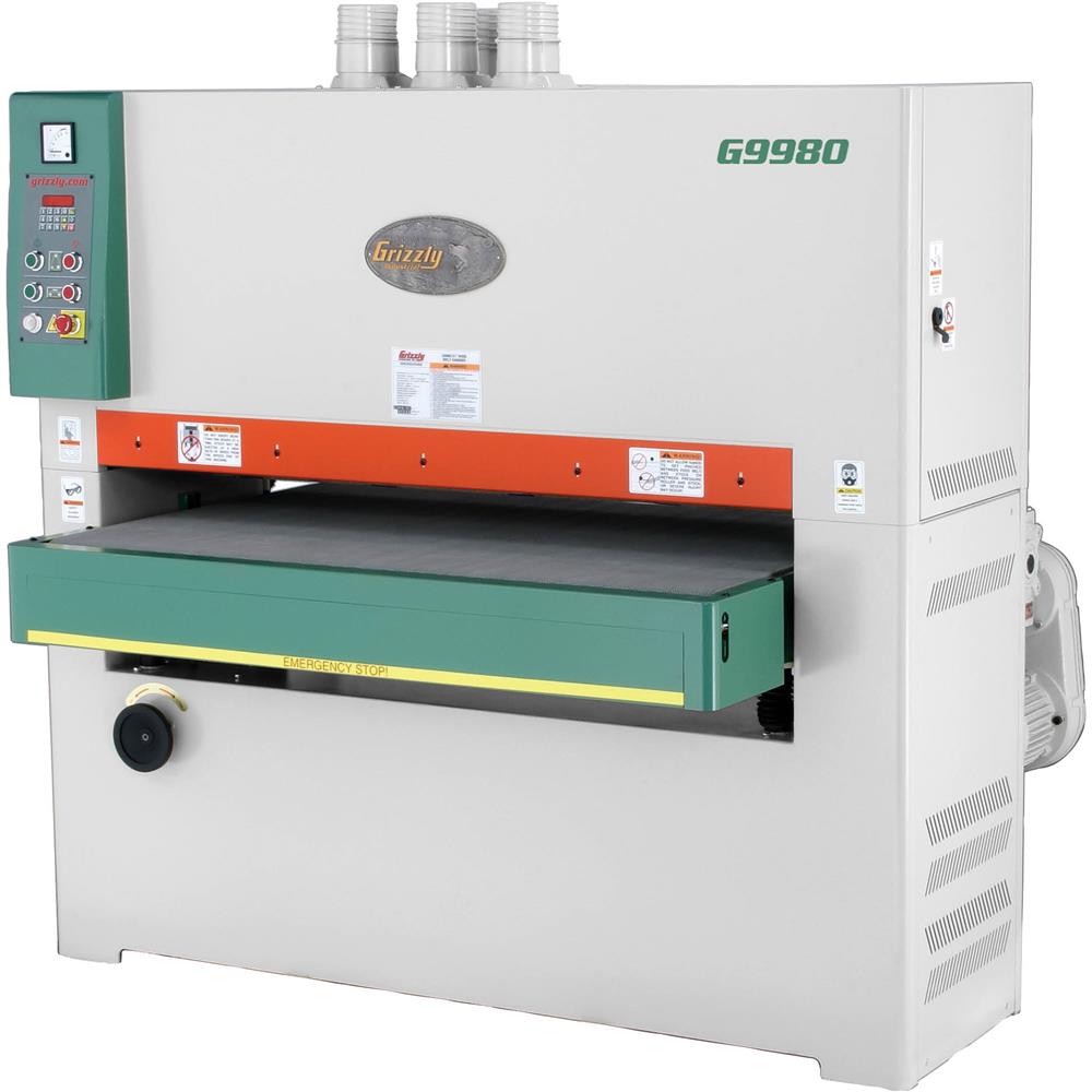 51" 30 HP 3-Phase Wide-Belt Sander - Grizzly Industrial