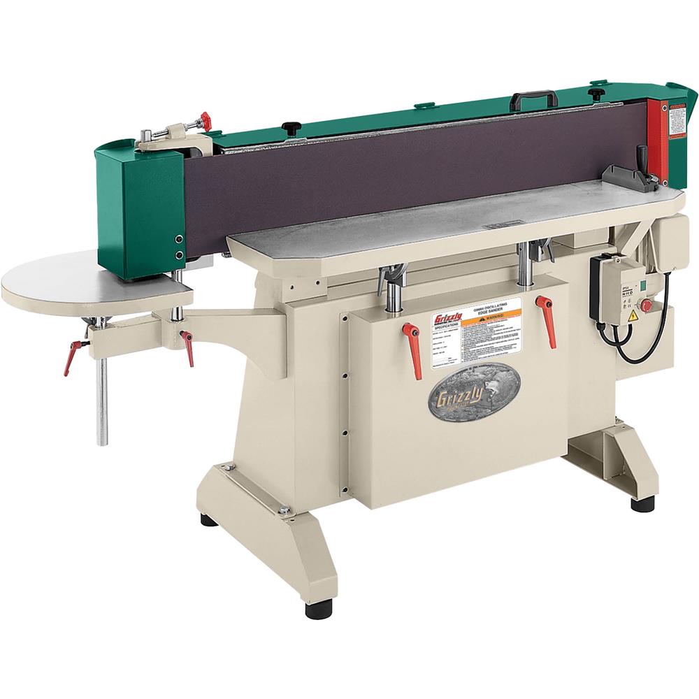 Grizzly G9984 - 9" x 138-1/2" Industrial Oscillating Edge Sander ...