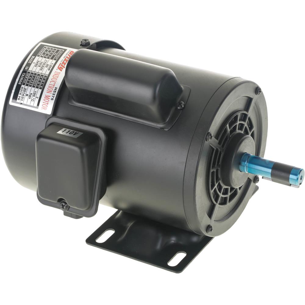 Grizzly H5375 - Motor 1/2 HP Single-Phase 3450 RPM TEFC 110V/220V ...