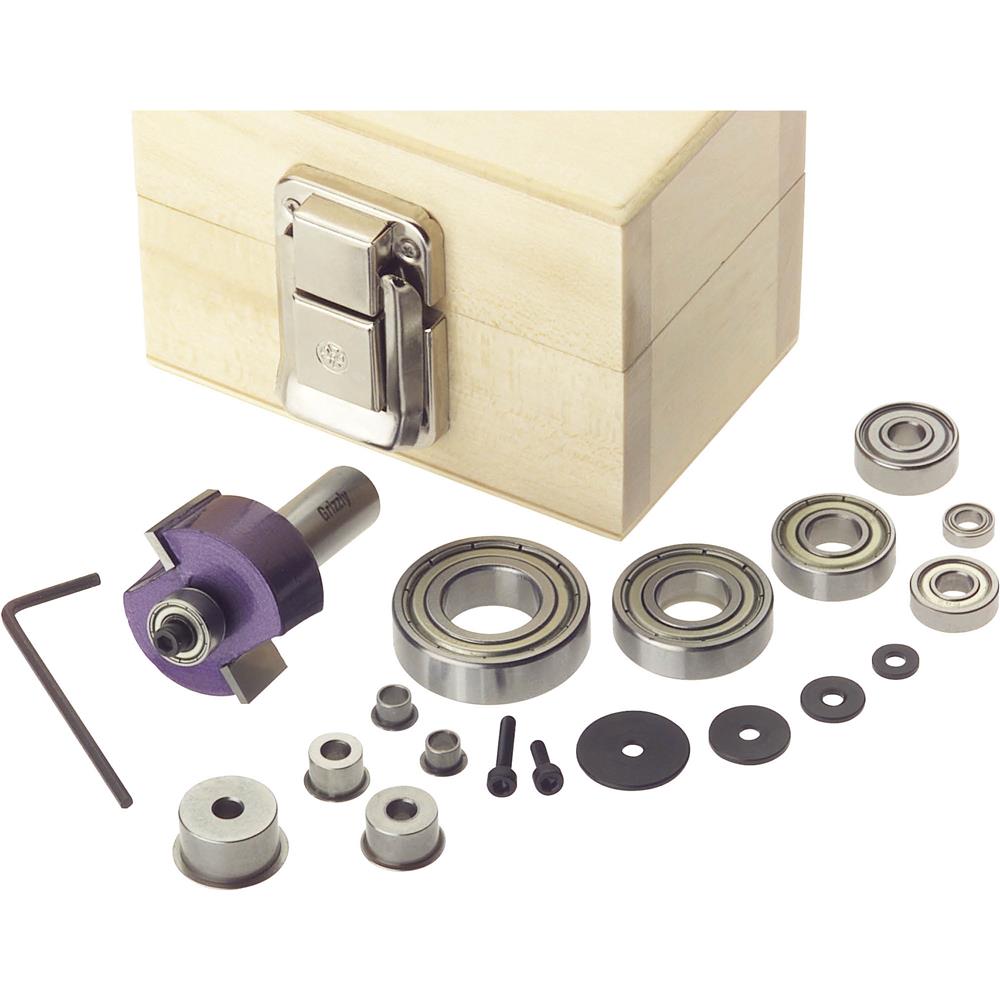 Grizzly H5549 - Deluxe Rabbeting Set 4 - 1/2" Shank - Grizzly ...