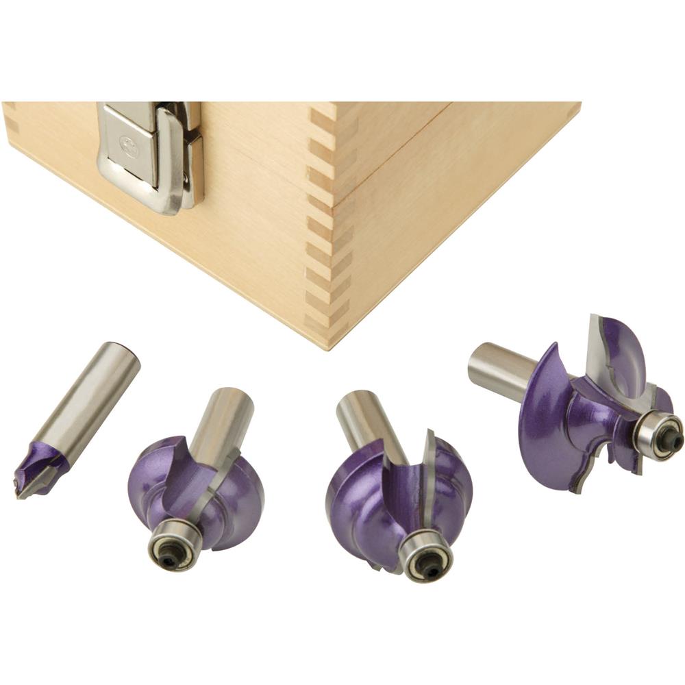 Classical Router Bit 4 Pc. Set, 1/2" Shank - Grizzly Industrial, Inc.