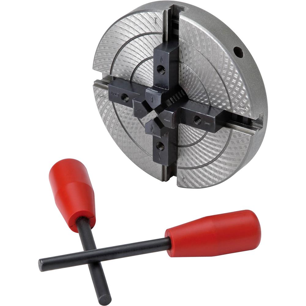 5" 4-Jaw Wood Chuck - 1" x 8 TPI at Grizzly.com