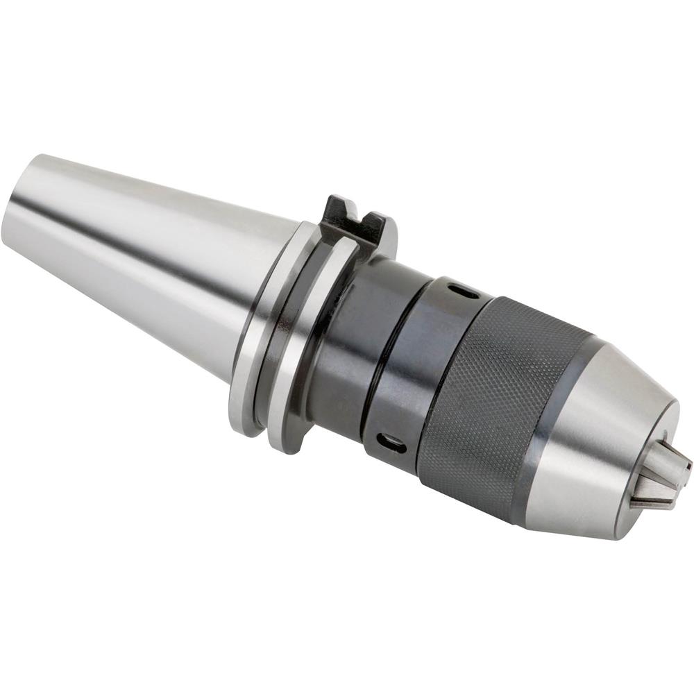 1/16"-5/8" x CAT40 Keyless Drill Chuck with Integral Shank at Grizzly.com
