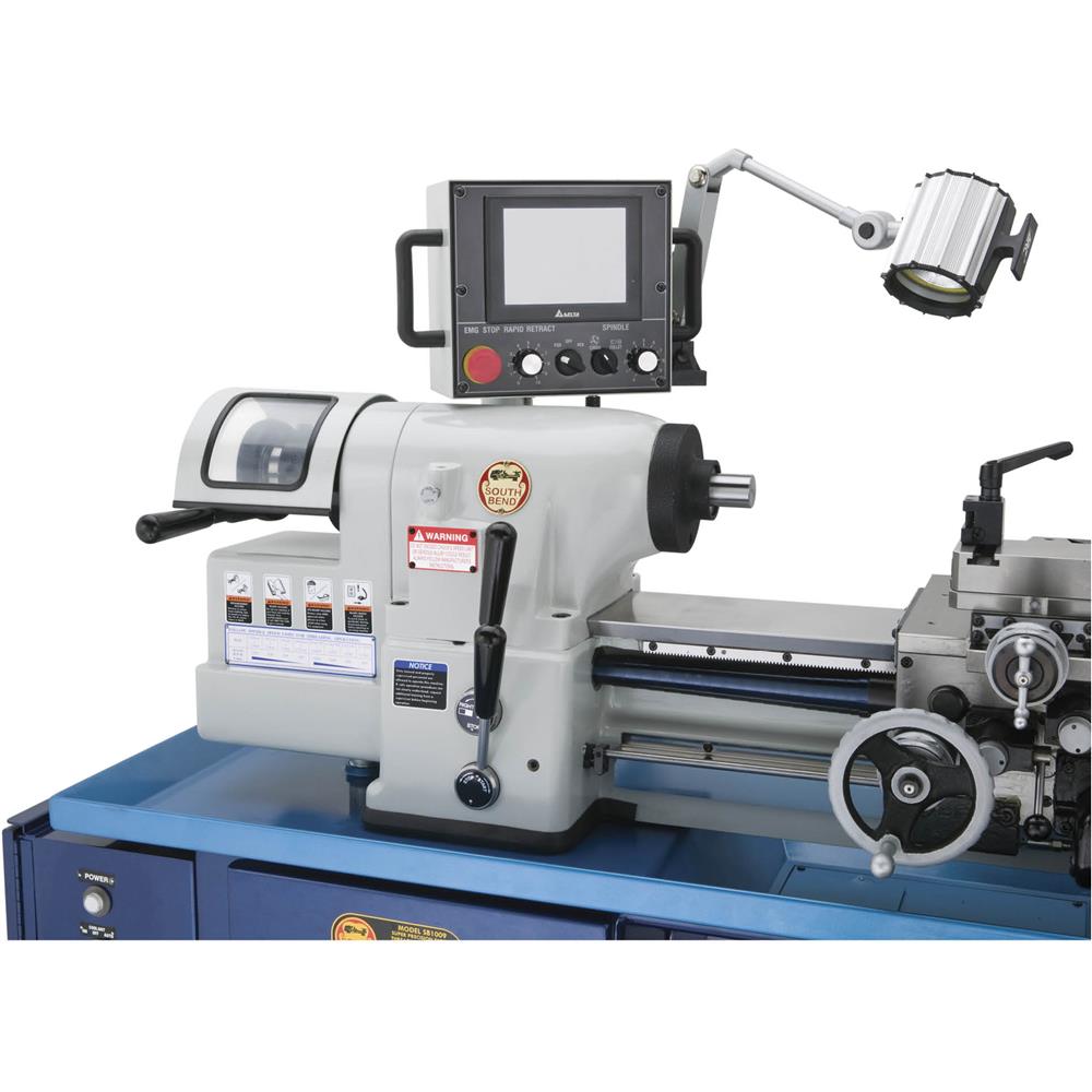 Super Precision Digital Threading Collet Lathe - Grizzly Industrial