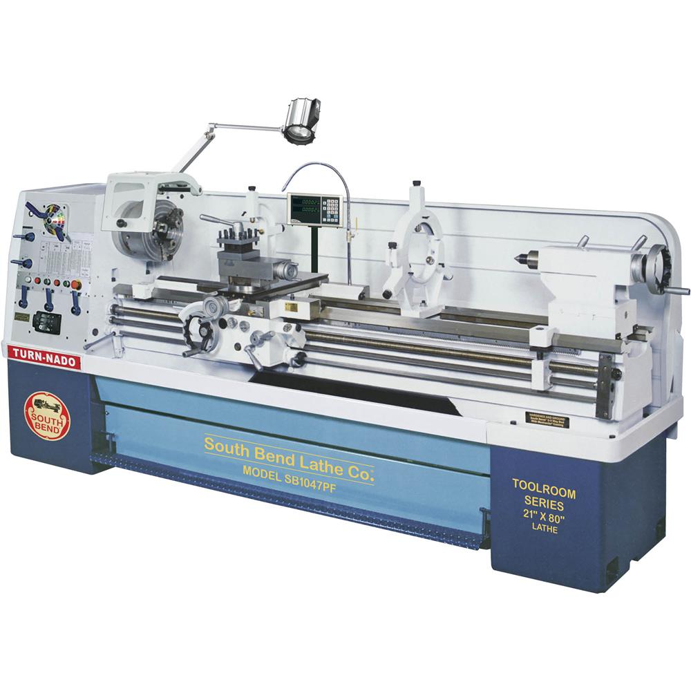 21" x 80" Turn-Nado Gearhead Lathe with DRO - Grizzly Industrial