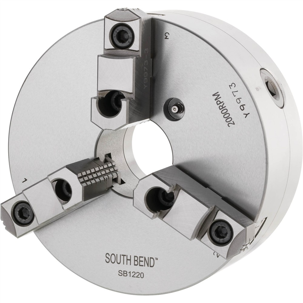 8" 3 Jaw Scroll Chuck D1-6 - Grizzly Industrial, Inc.