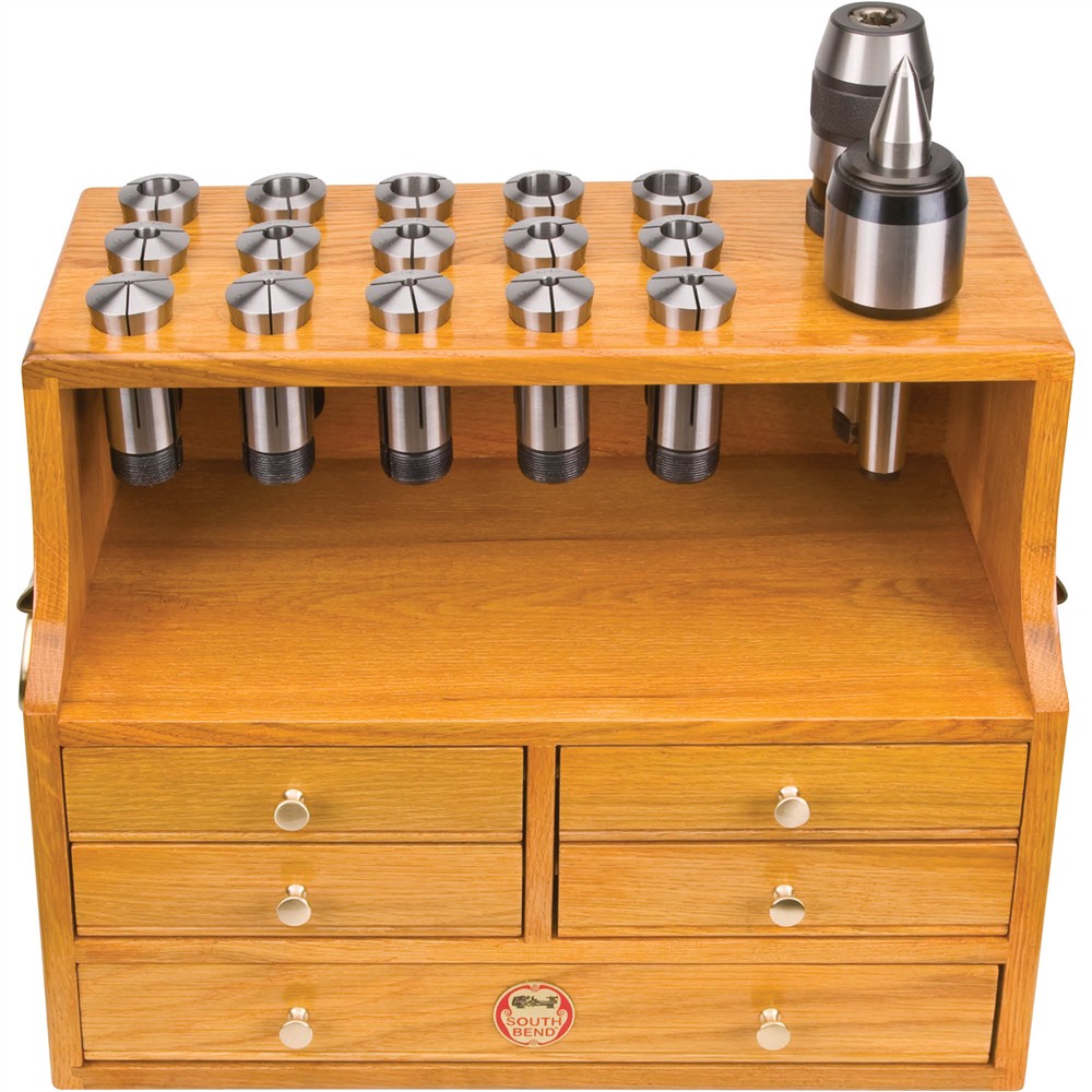 Oak Collet Chest for 5-C - Grizzly Industrial