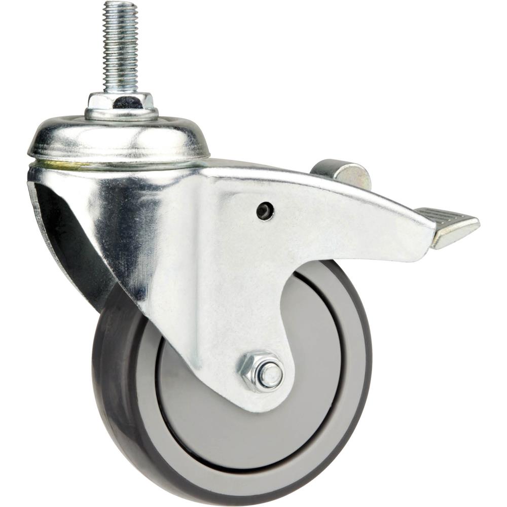 4" Post Mount Swivel Caster with Brake - Grizzly Industrial, Inc.