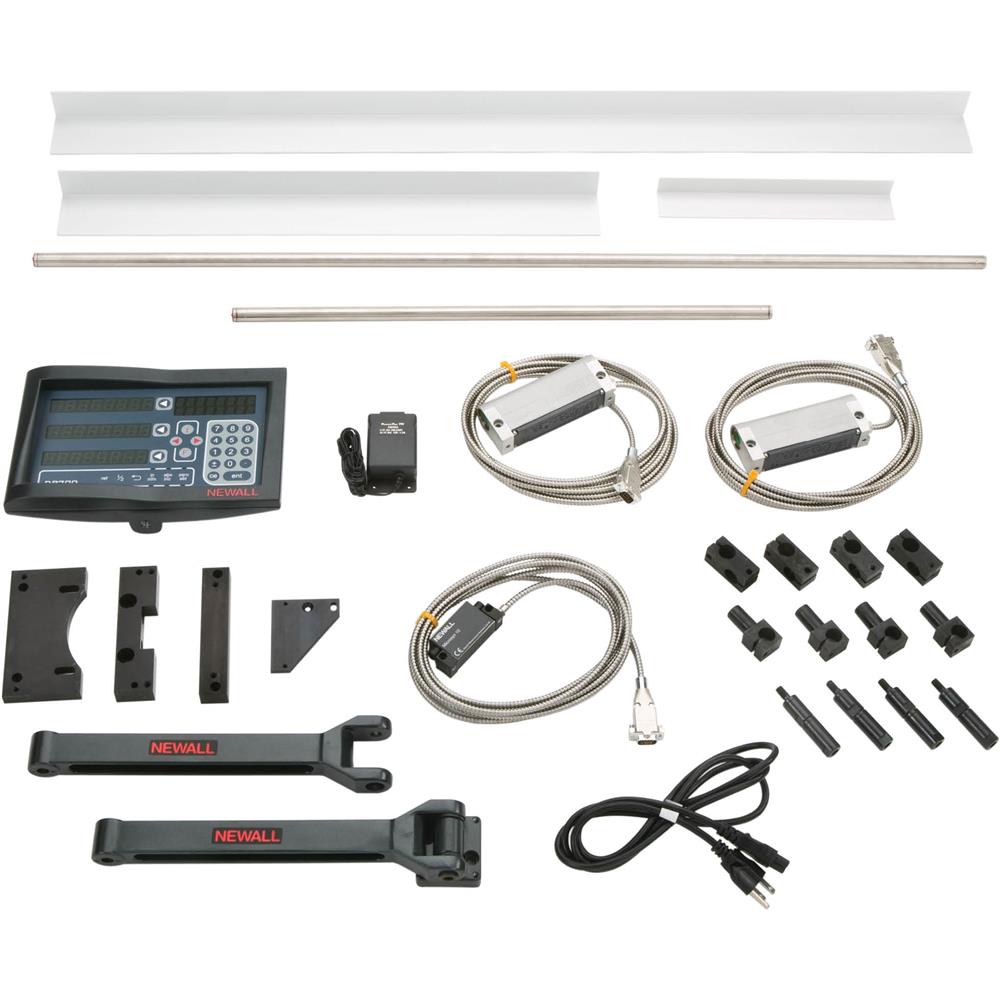 12" x 30" x 6" 3-Axis DRO with Quill for Mills - Grizzly Industrial