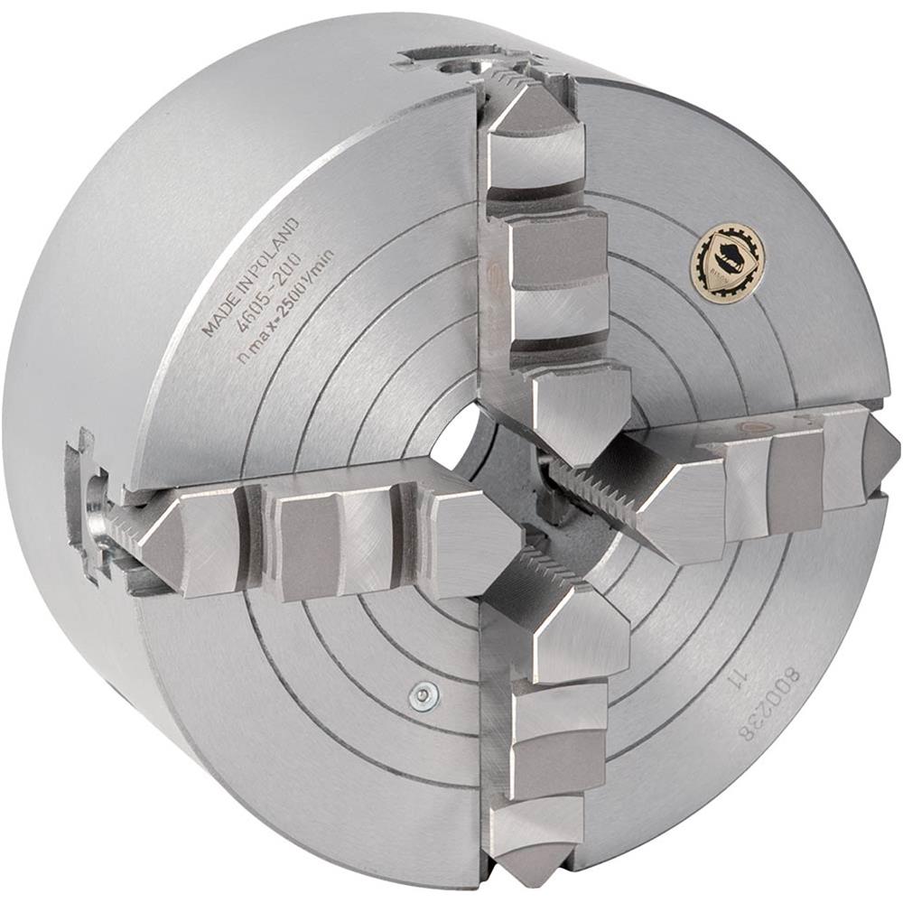 12-1/2" 4-Jaw Plain Back Independent Chuck - Grizzly Industrial