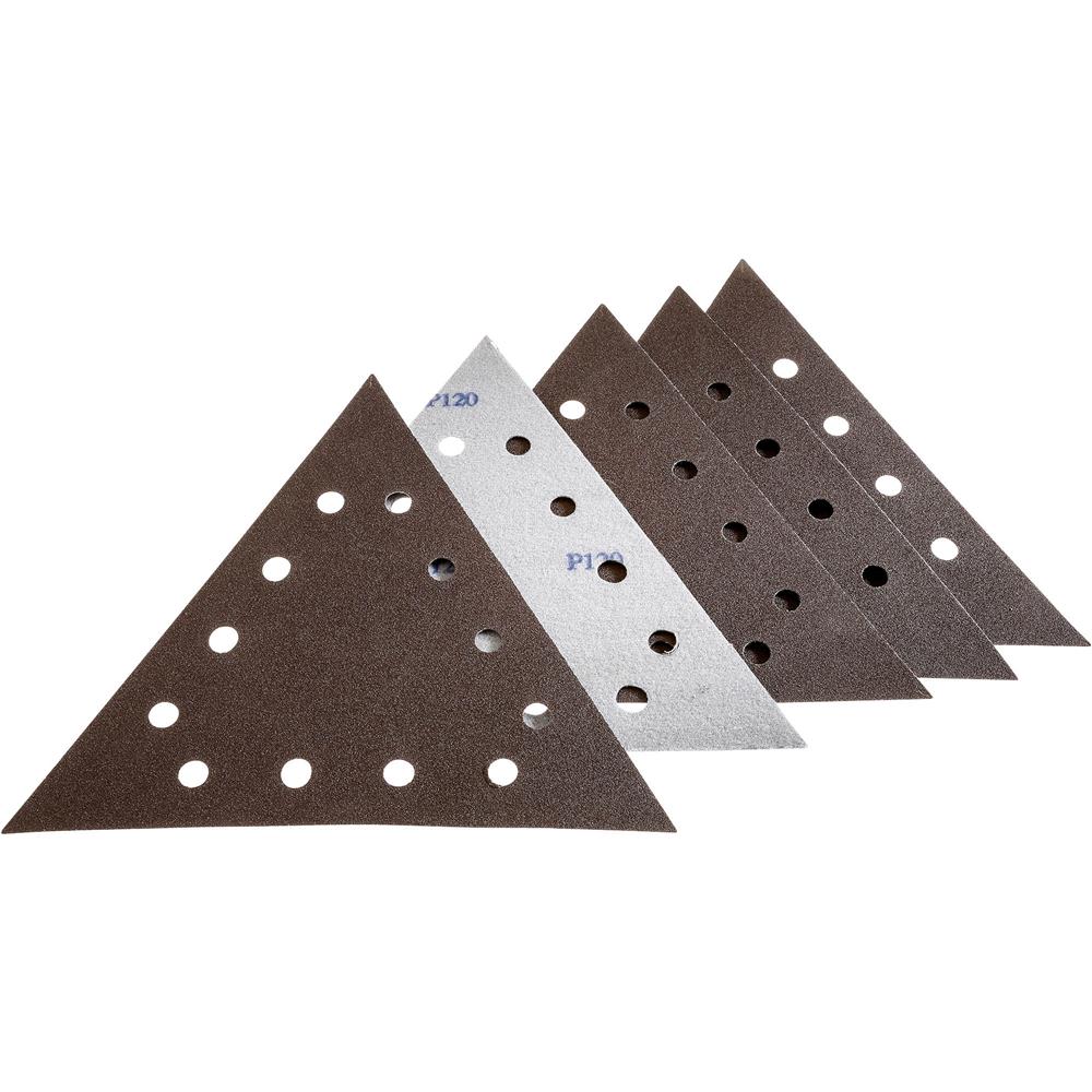 11-1/4" A/O Drywall Sanding Triangle, 120 Grit H&L 12 Hole, 5 pk ...