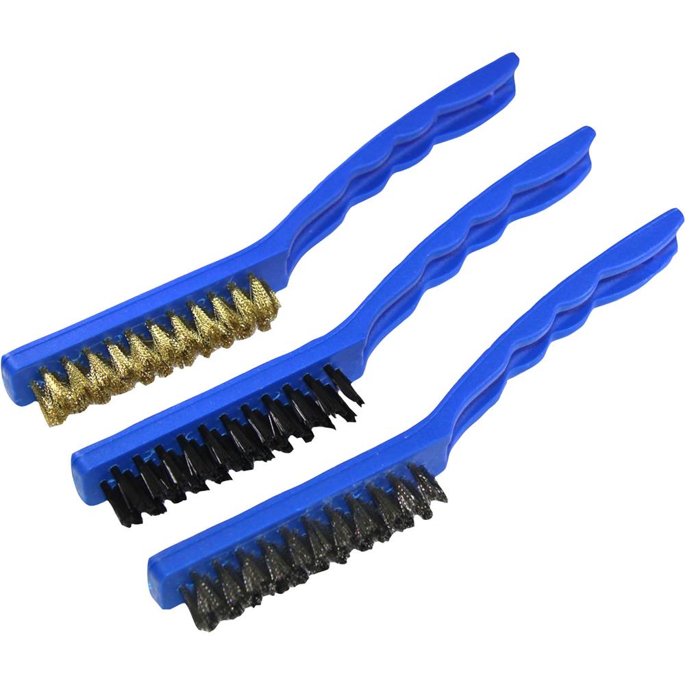 9" Mini Wire Brush Set, 3 pc. - Grizzly Industrial, Inc.