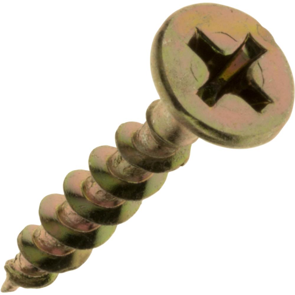 #6 x 1" #2 Bit Yellow Zinc Phillips Coarse Thread Bugle Head Drywall ...