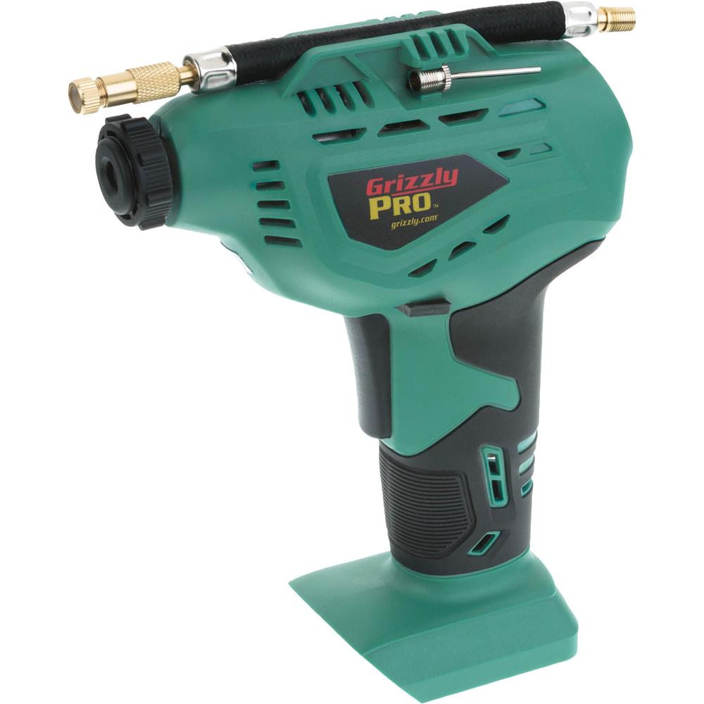 Grizzly PRO T30298 - 20V Inflator with LCD Panel - Tool Only - Grizzly ...
