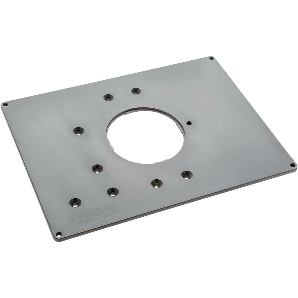 12" x 9" Router Lift Mounting Plate for T1255 - Grizzly Industrial
