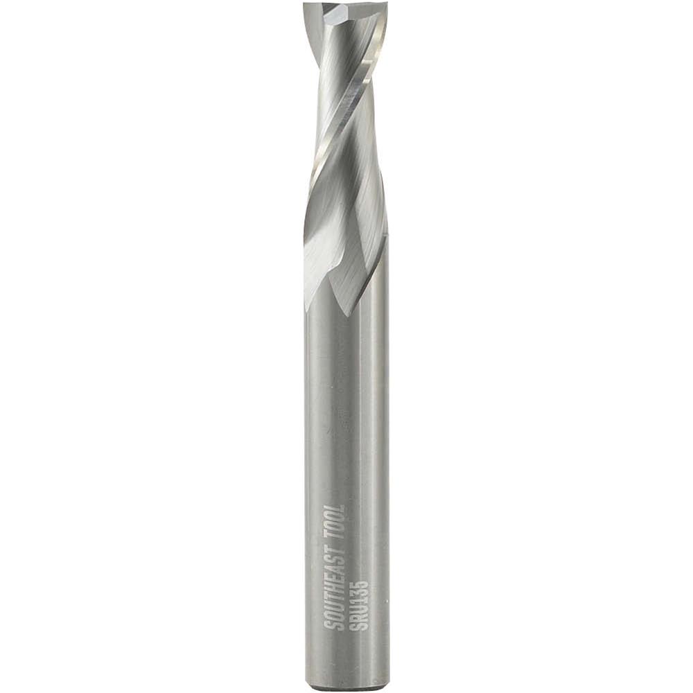 Solid Carbide CNC Spiral Upcut Bit, 3/8" Shank, 3/8" Dia. at Grizzly.com