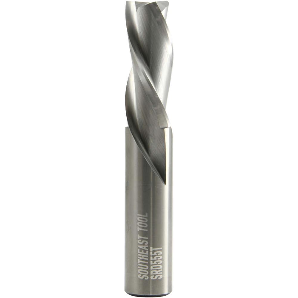 Solid Carbide CNC Spiral 3 Flute Downcut Bit, 1/2" Shank, 1/2" Dia. at ...