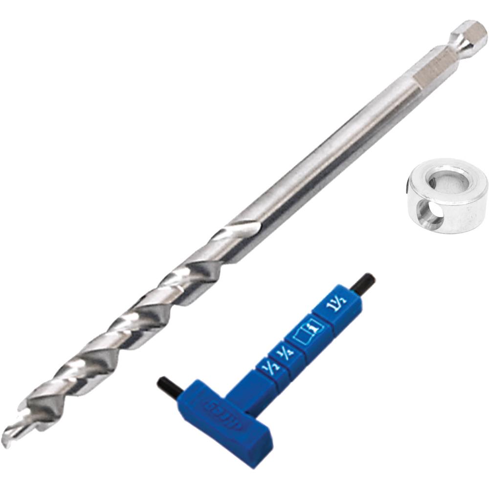 Kreg Micro-Pocket Drill Bit w/ Stop Collar & Hex Wrench - Grizzly ...