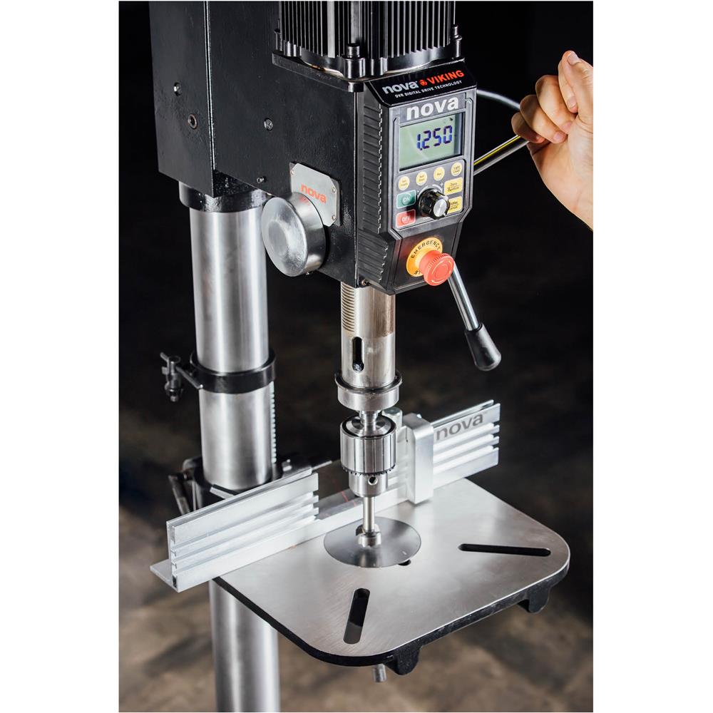 Nova Viking 16" Floor Model Drill Press with Fence - Grizzly Industrial