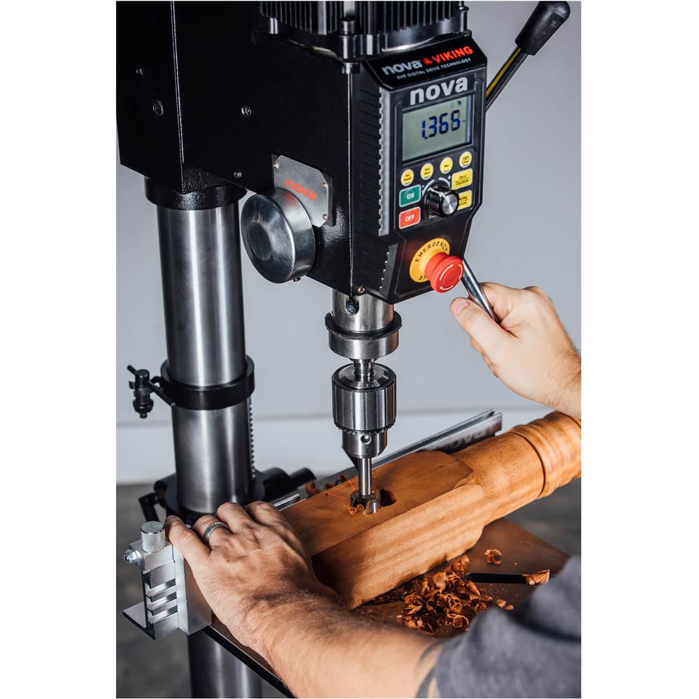 Nova Viking 16" Floor Model Drill Press with Fence - Grizzly Industrial