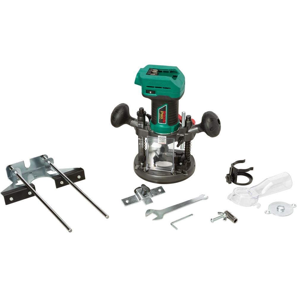 20V 1/4" Plunge Router - Tool Only - Grizzly Industrial