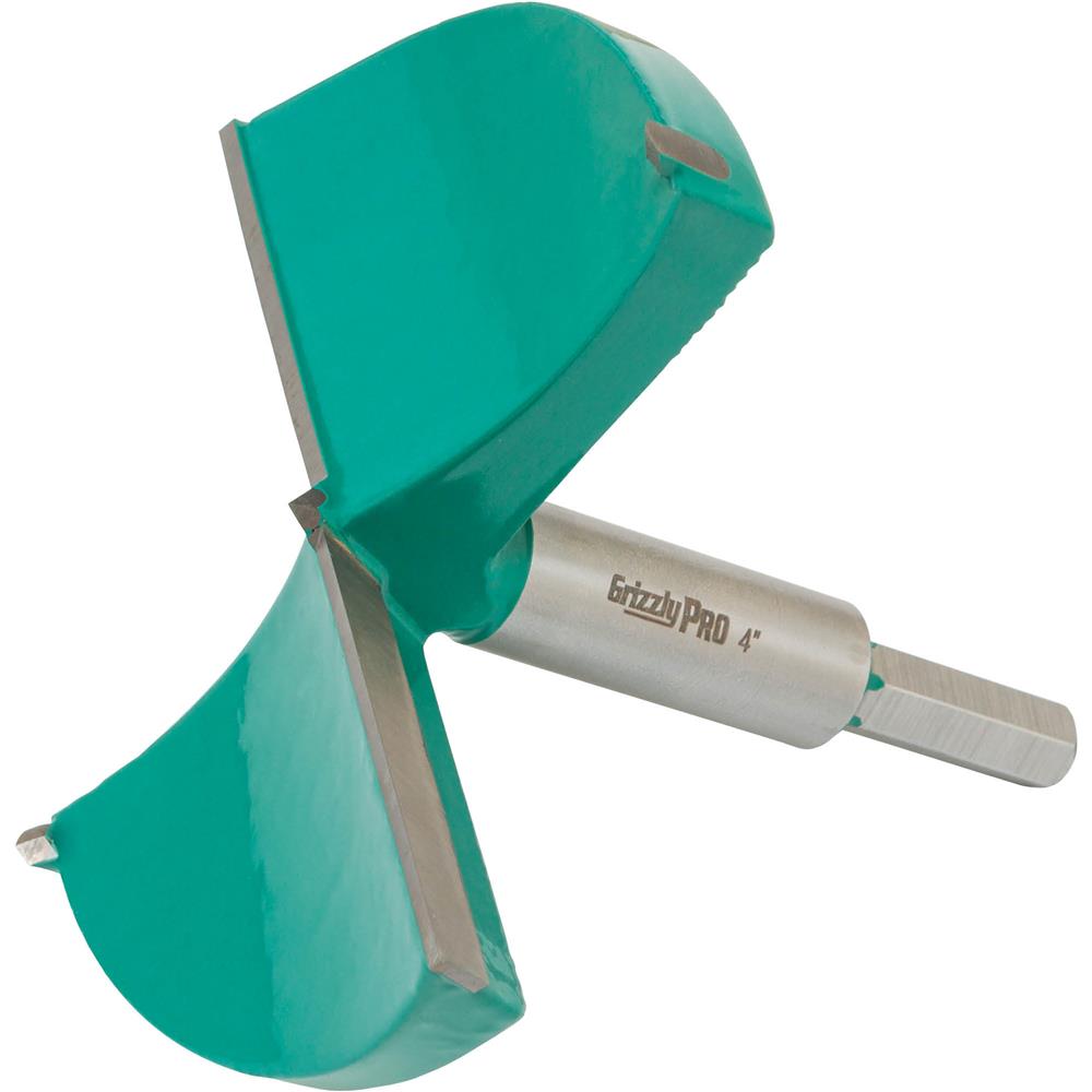 4" Tungsten Carbide Hex Shank Forstner Bit - Grizzly Industrial