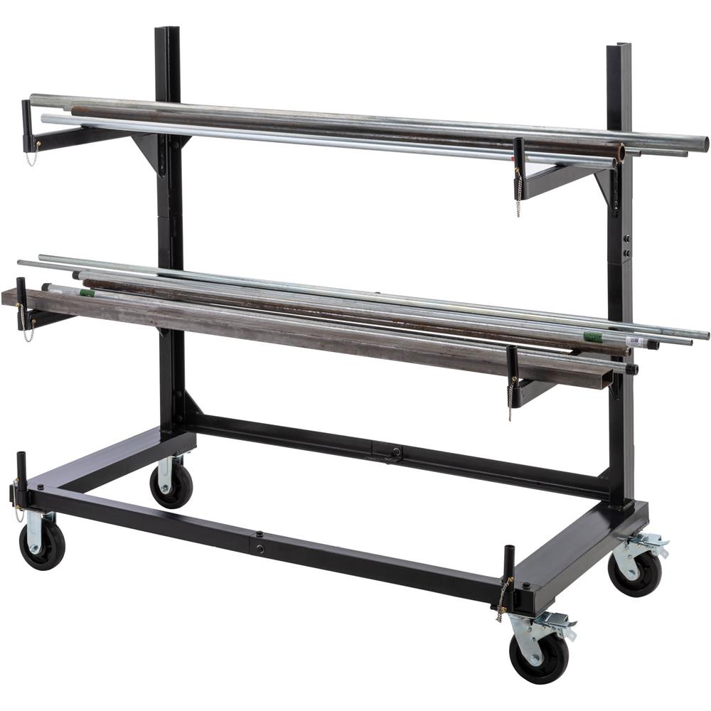 Metal Stock Cart, 2200 lb. Capacity - Grizzly Industrial, Inc.
