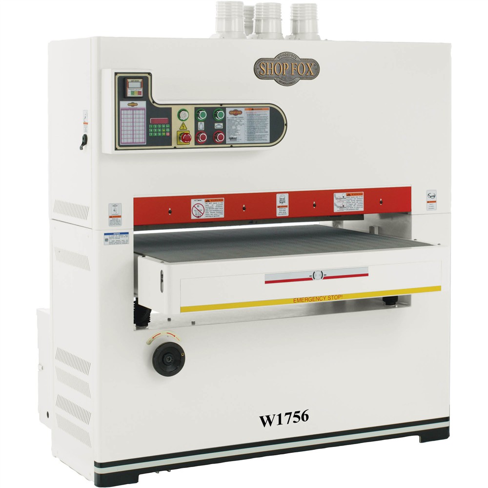 43" 25 HP 3-Phase Wide-Belt Sander - Grizzly Industrial