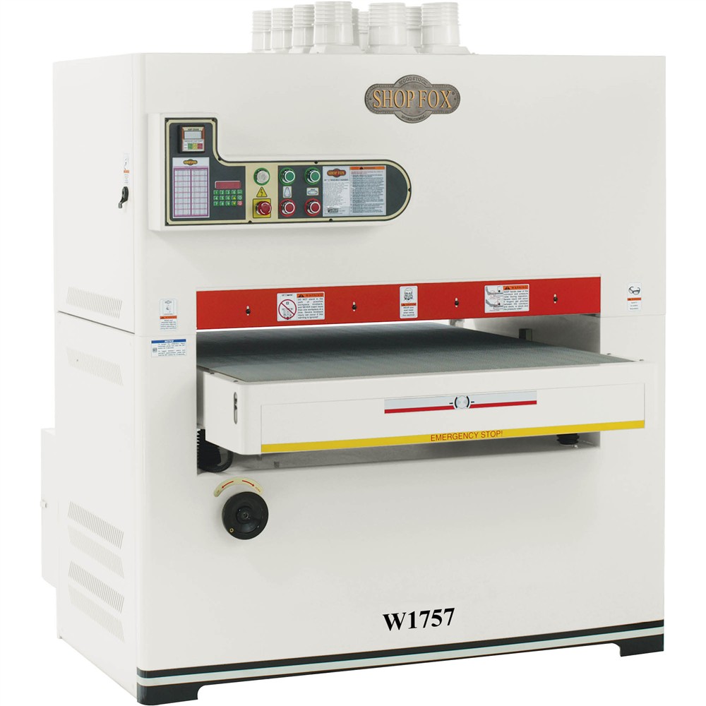 43" 25 HP 3-Phase Double Head Wide-Belt Sander - Grizzly Industrial