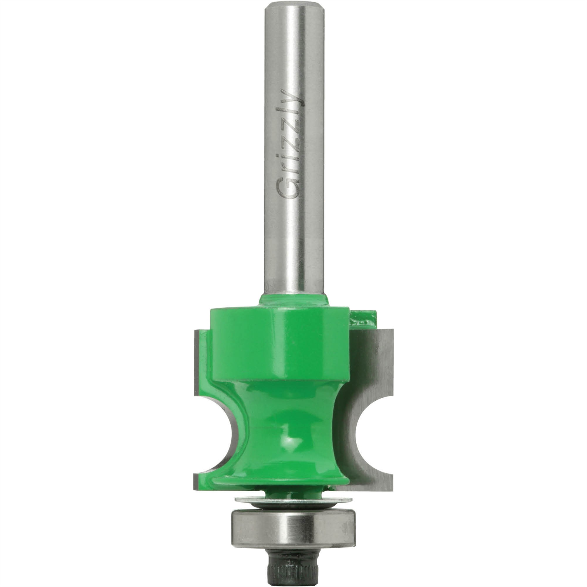 Edge Beading Bit (Style #2), 1/4" Shank, 13/16" Dia. - Grizzly ...